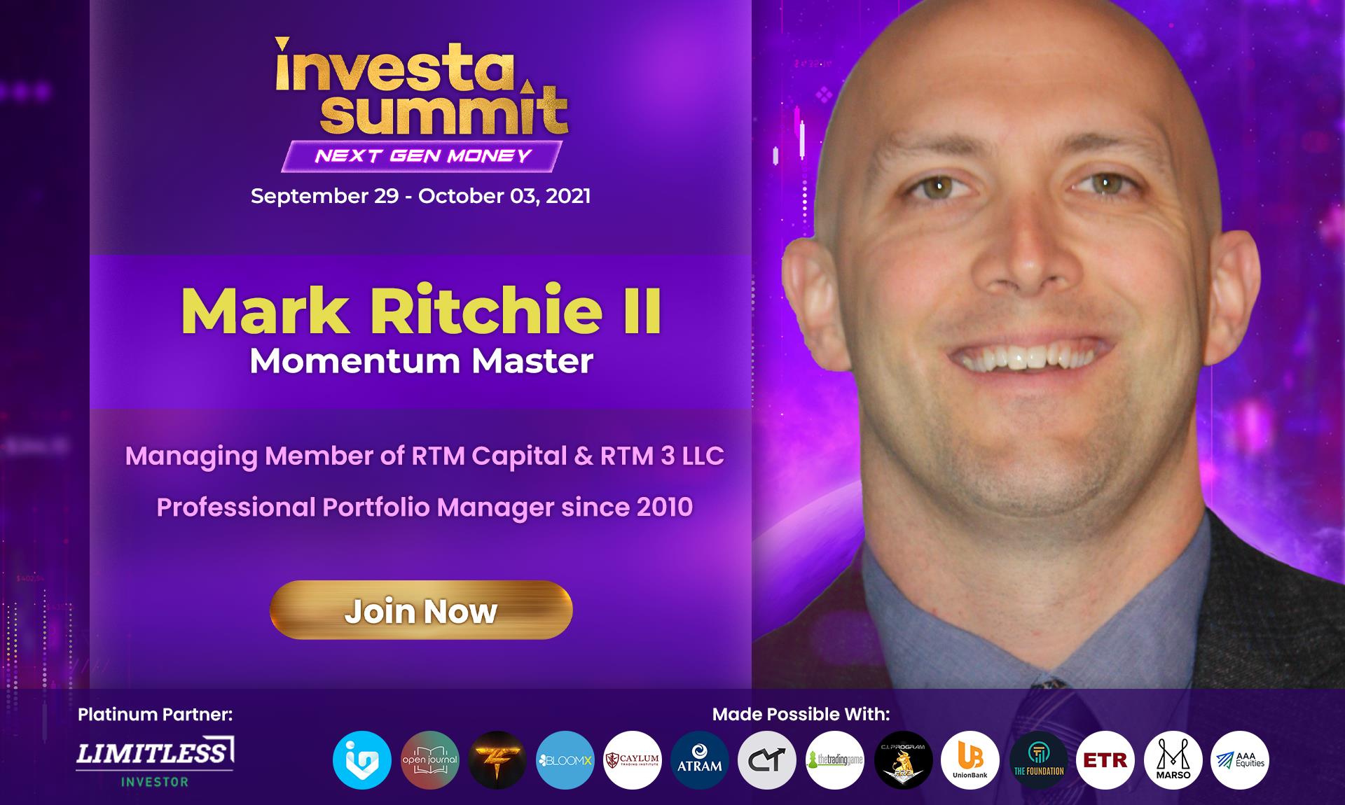 𝐌𝐀𝐑𝐊 𝐑𝐈𝐓𝐂𝐇𝐈𝐄 𝐈𝐈, 𝐌𝐎𝐌𝐄𝐍𝐓𝐔𝐌 𝐌𝐀𝐒𝐓𝐄𝐑, 𝐉𝐎𝐈𝐍𝐒 𝐓𝐇𝐄 𝐈𝐍𝐕𝐄𝐒𝐓𝐀 𝐒𝐔𝐌𝐌𝐈𝐓! 🔥 For this ...