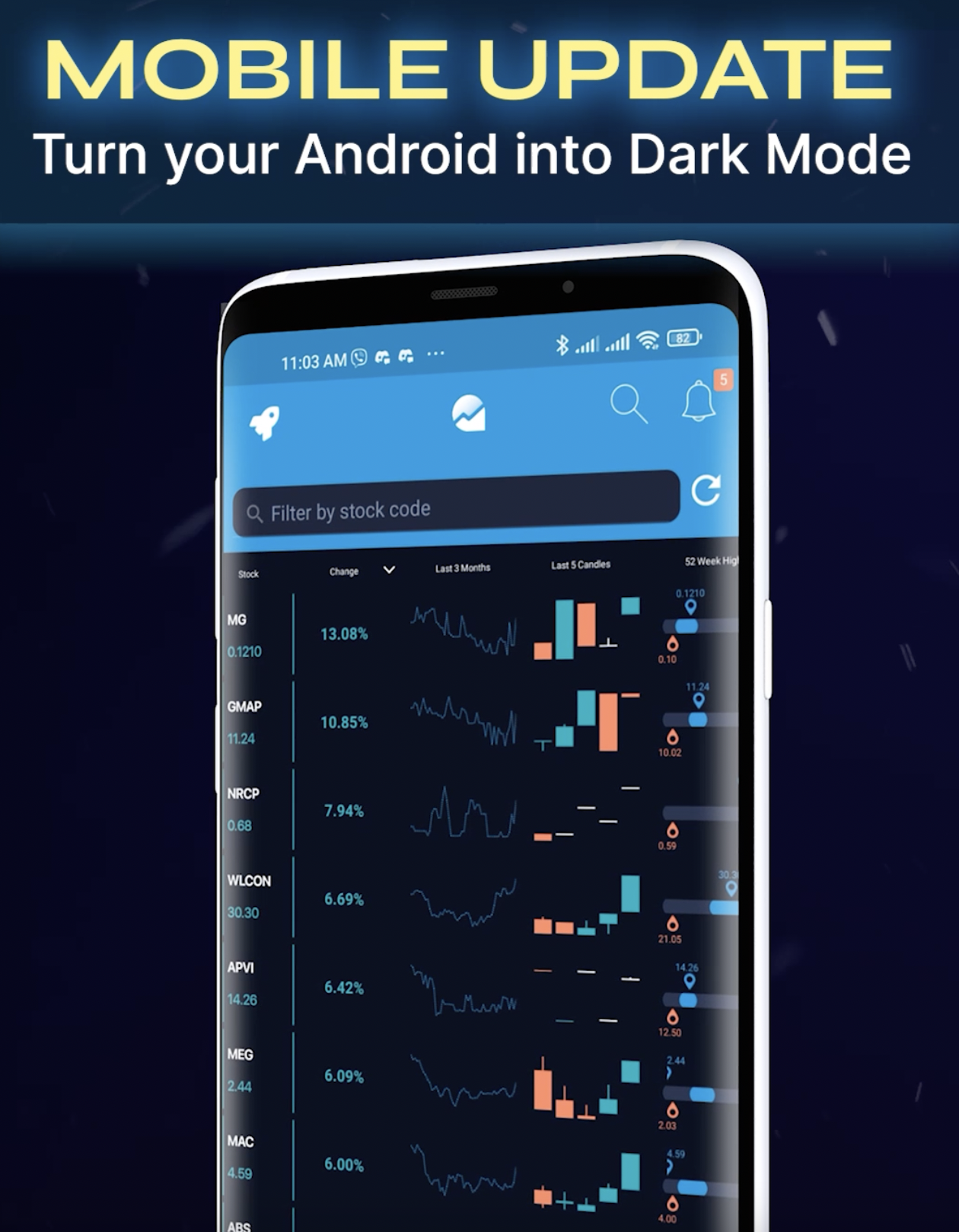 DARK MODE NOW AVAILABLE ON ANDROID 🌚 Leap into the darkness and toggle on the app to set your pr ...