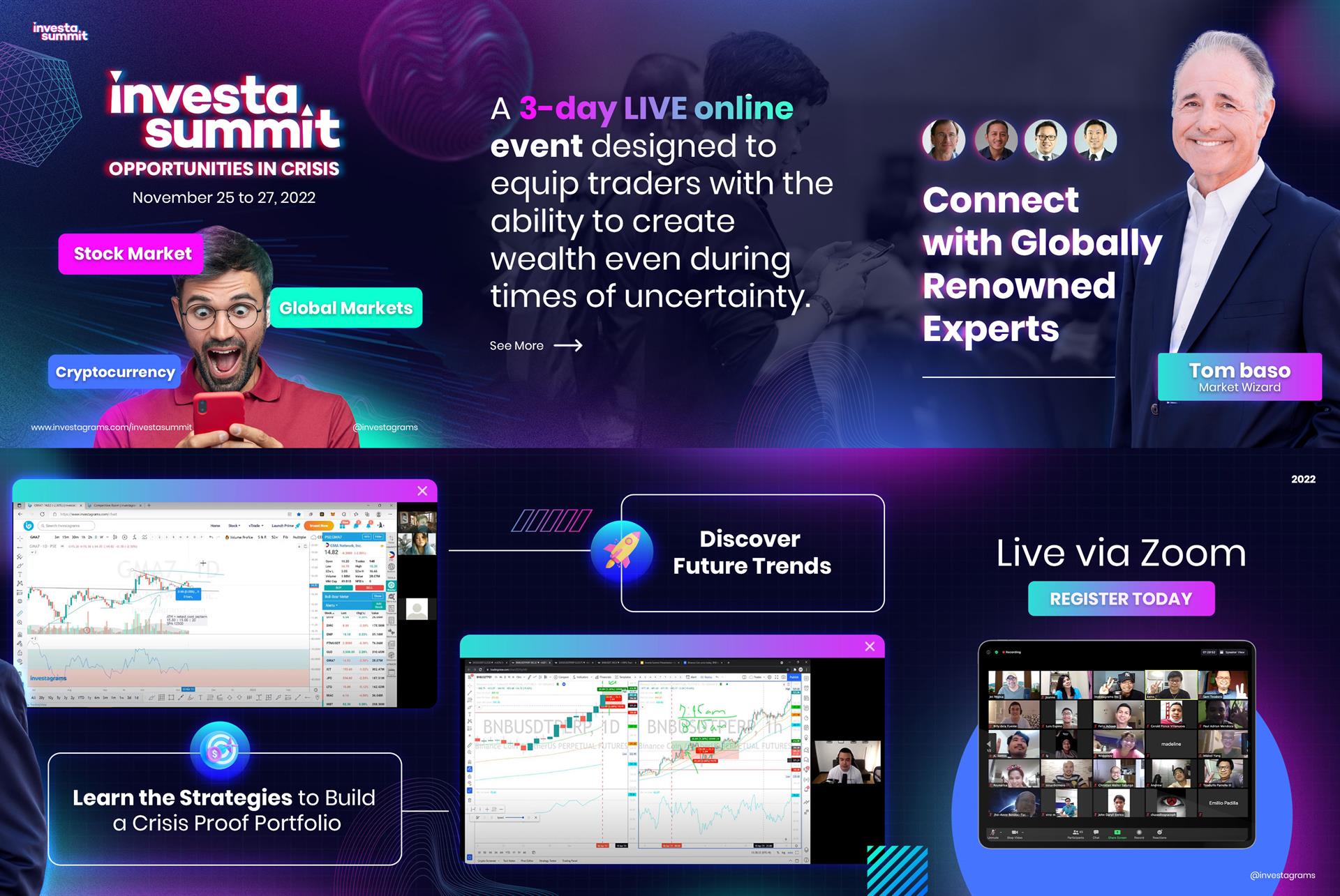 This November 25-27, 2022, level up your trading skills and improve ...
