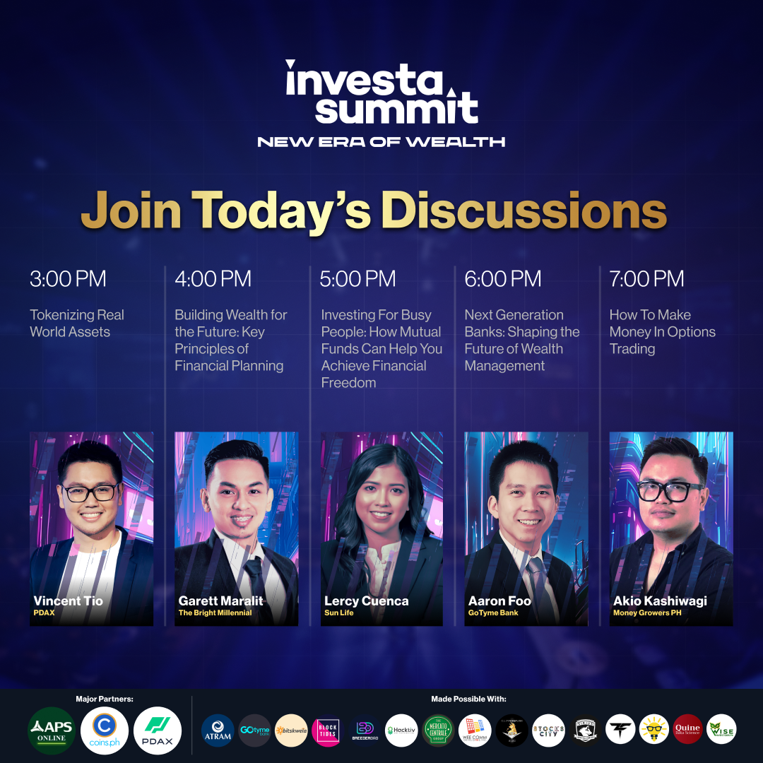 IT'S DAY 1 of INVESTA SUMMIT 2023! 🔥 Here's the complete Day 1 schedule ...