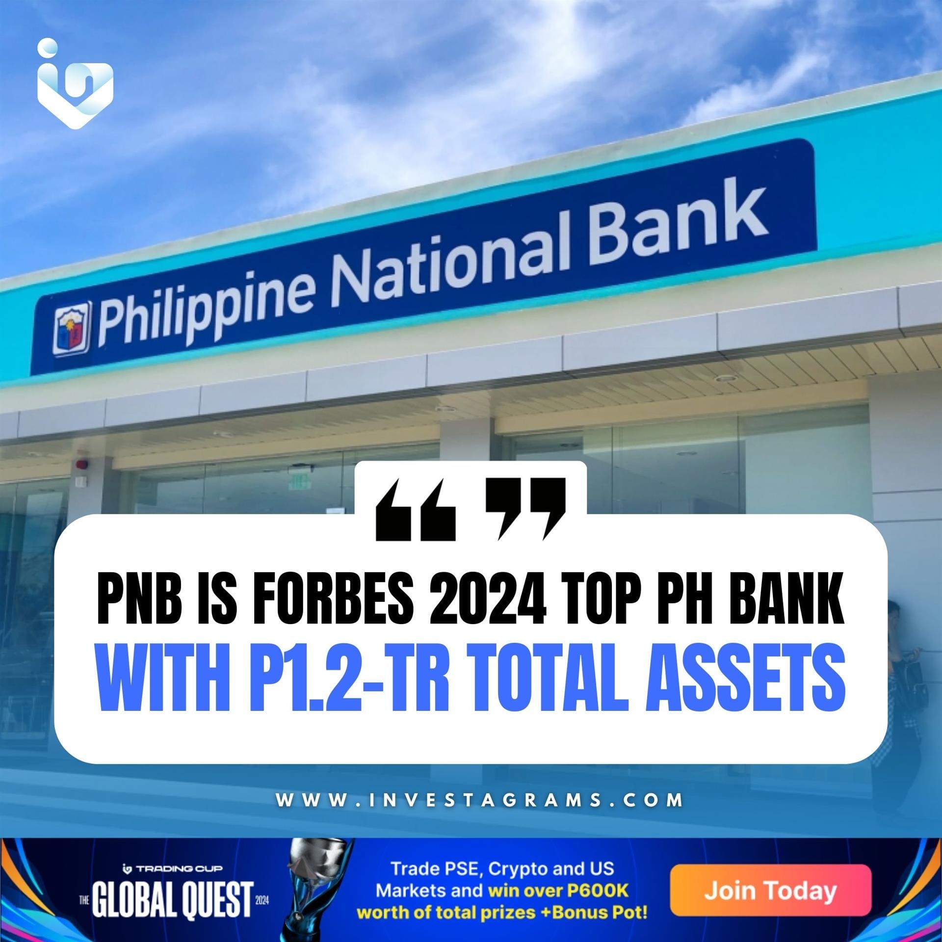 PNB IS FORBES 2024 TOP PHILIPPINE BANK WITH P1.2 TR TOTAL ASSETS From ...