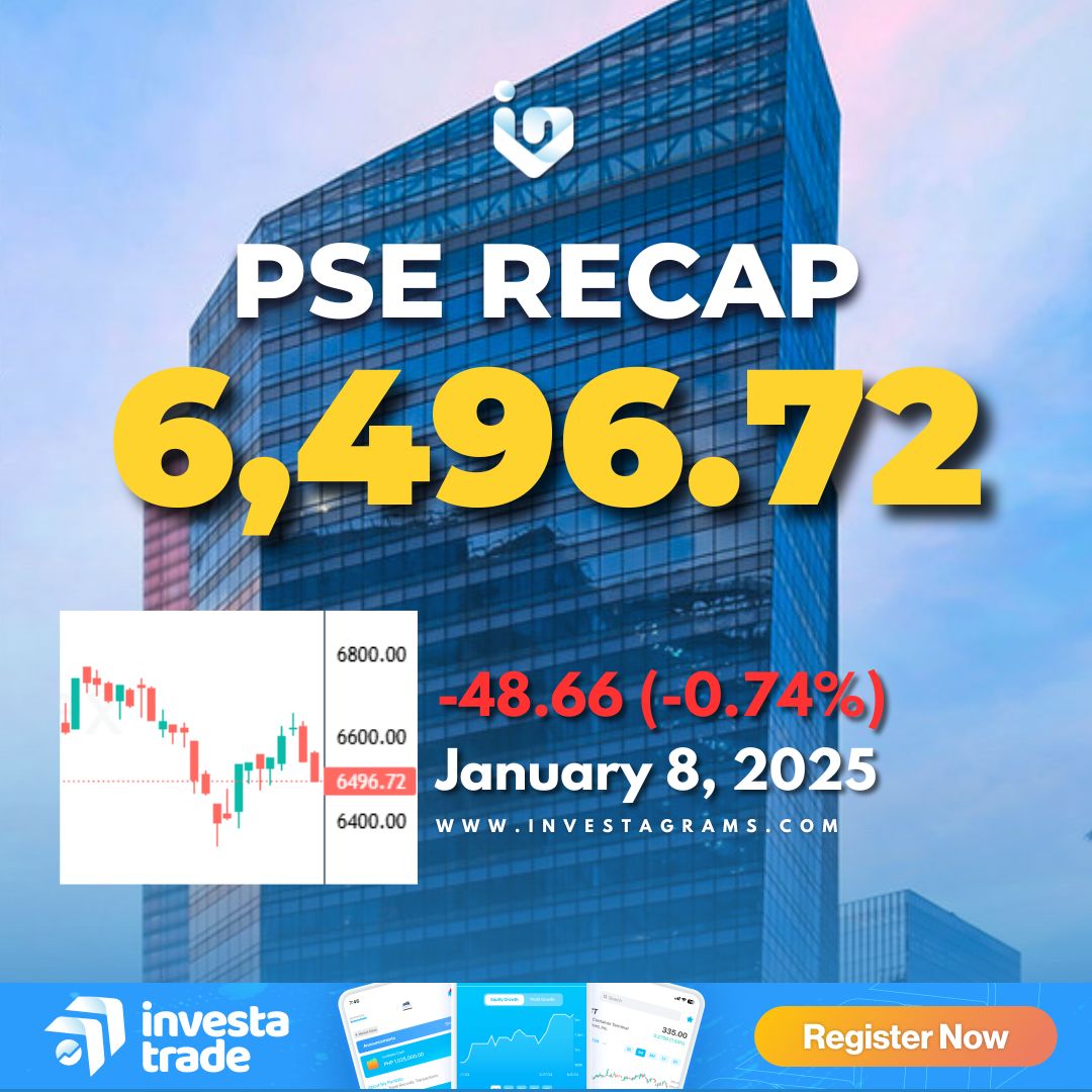 #PSERecap: $PSE:PSEI down by 0.74% The PSEi continues downward after yesterday's first loss of t ...