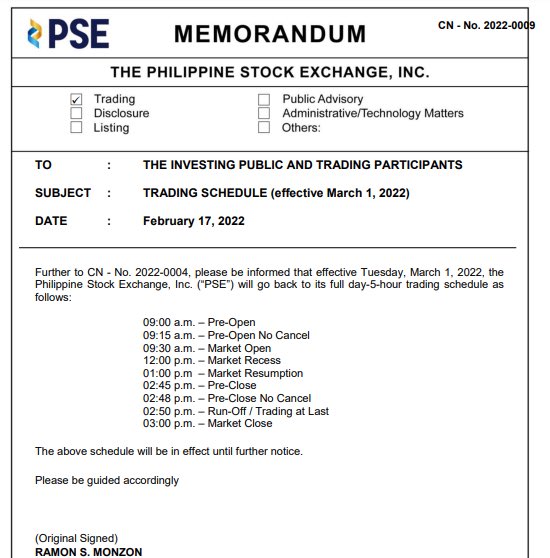 Back to 3pm close March 1. Yay or Nay? | Japser Gnober Sentiment ...