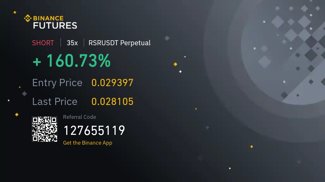 TP hit on overnight trade haha $CRYPTO:RSRUSDTPERP | DarkHorse Sentiment | Investagrams