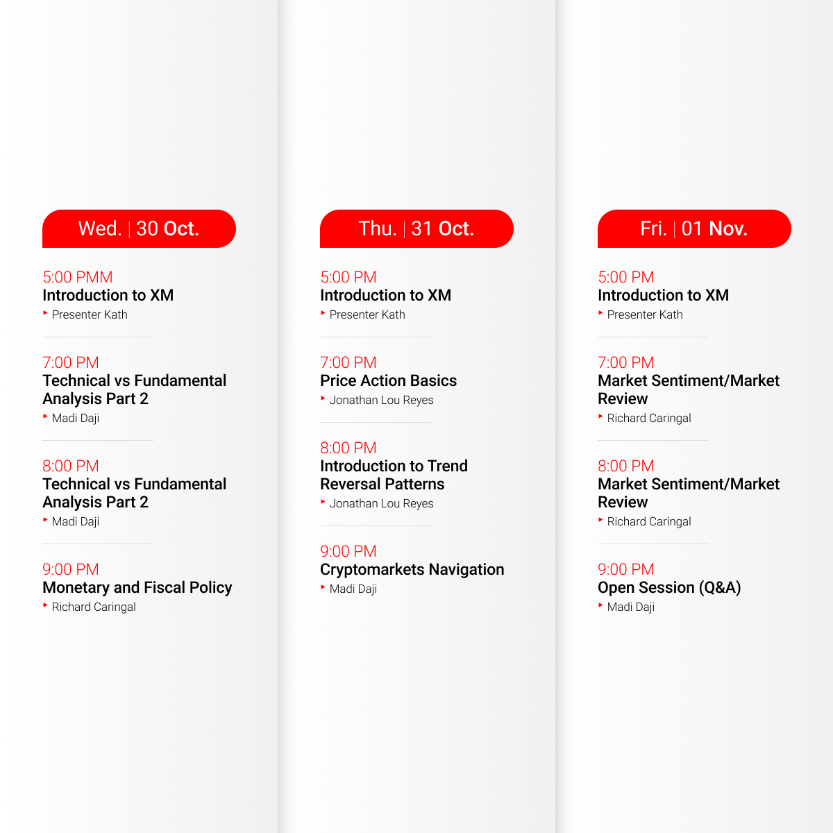 🎉 Spice up your weekday evenings! 🔥 🤓 Enjoy valuable trading discussion ...