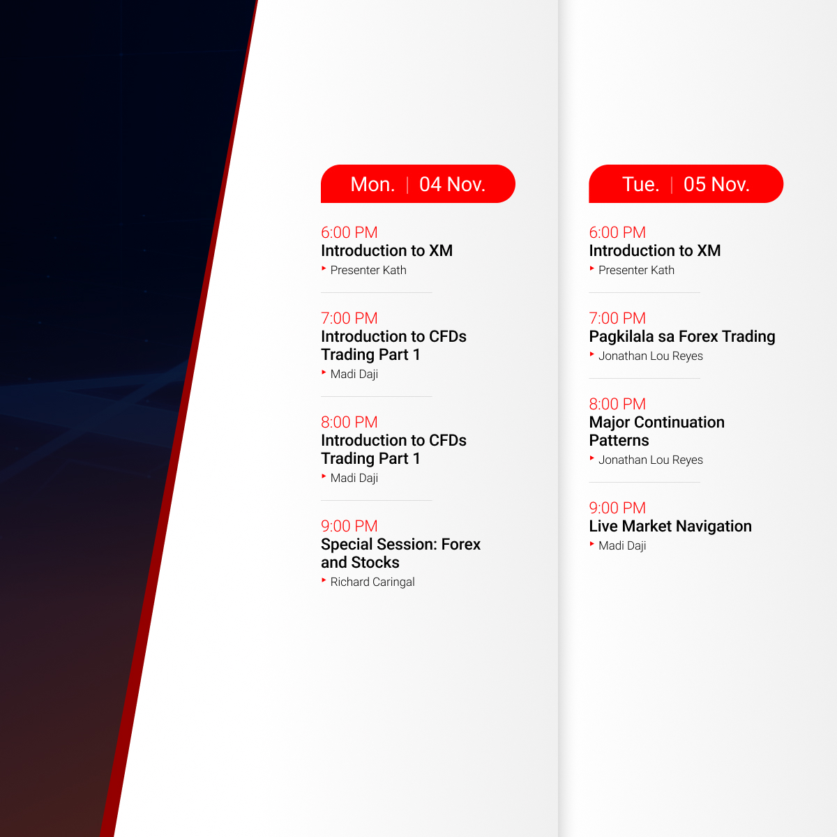 🎉 Spice up your weekday evenings! 🔥 🤓 Enjoy valuable trading ...