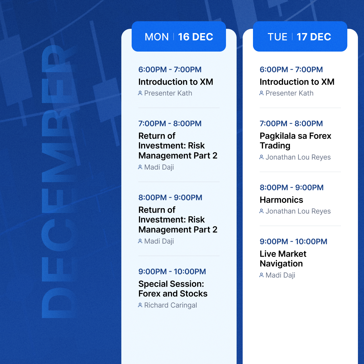 🎉 Spice up your weekday evenings! 🔥 🤓 Enjoy valuable trading ...