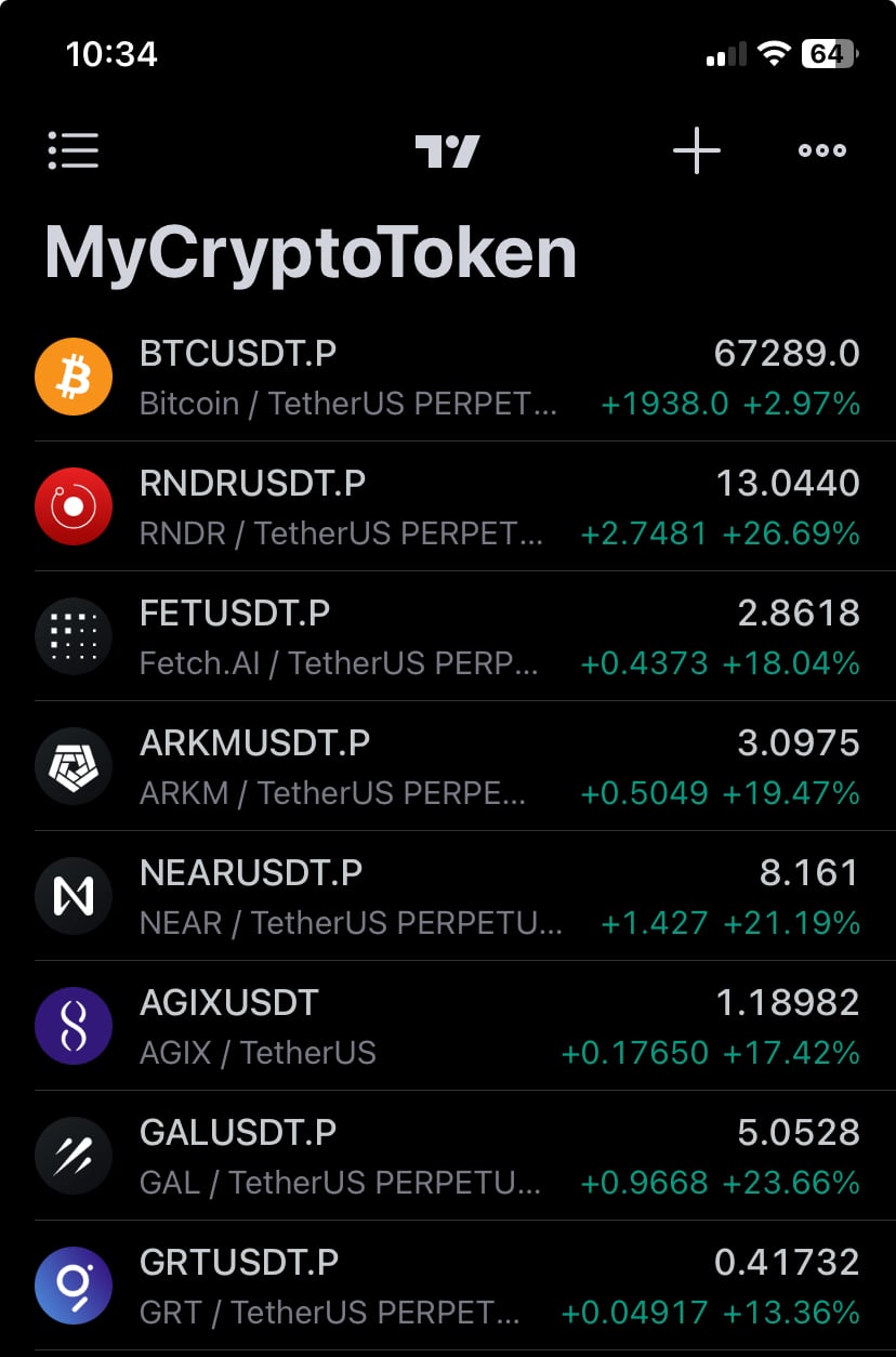 AI token para bukas na $NASDAQ:NVDA event 🚀🚀🚀 Top 4 hawak ko dyan $CRYPTO:RNDR $CRYPTO:FET $AKRM ...