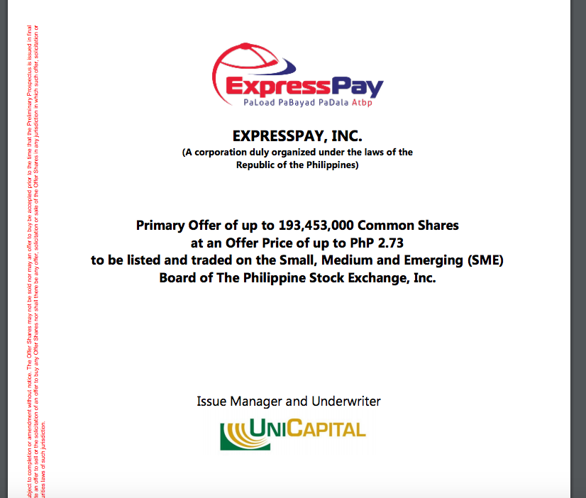 ExpressPay IPO One of the most interesting IPO is currently under my ...